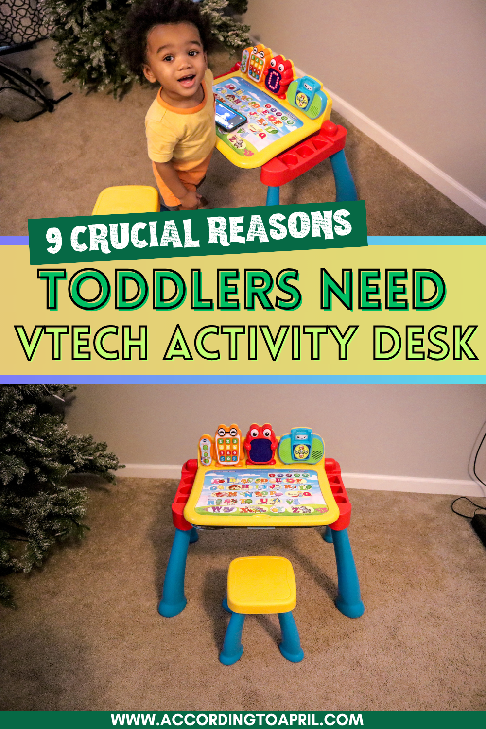 Vtech Activity Desk | Ages 2 Years Old | Product Review - According to ...